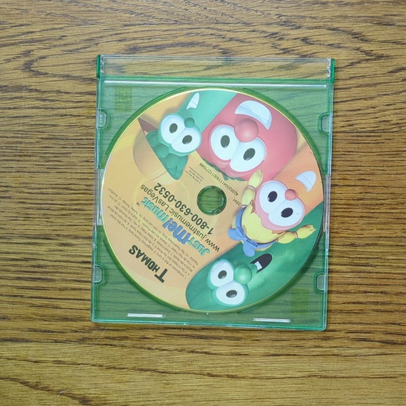 Other | Set Of 3 Vintage Veggietales Dvd Cd And Vhs Tape Childrens ...